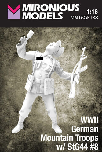 Mironious Models 16GE138 German WWII Mountain Troops I with StG 44 No.8