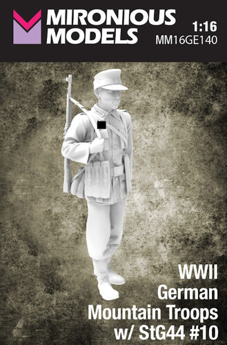 Mironious Models 16GE140 German WWII Mountain Troops I with StG 44 No.10 (1 Figure)