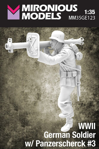 NEW! Mironious Models 35GE123 German WWII Soldier with Panzerscherck No.3 (1 Figure)