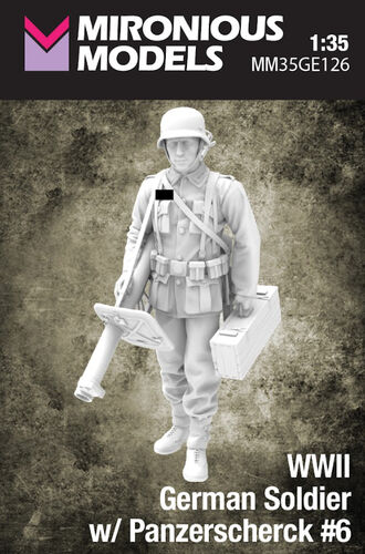 NEW! Mironious Models 35GE126 German WWII Soldier with Panzerscherck No.6 (1 Figure)