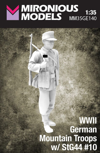 Mironious Models 35GE140 German WWII Mountain Troops I with StG 44 No.10 (1 Figure)