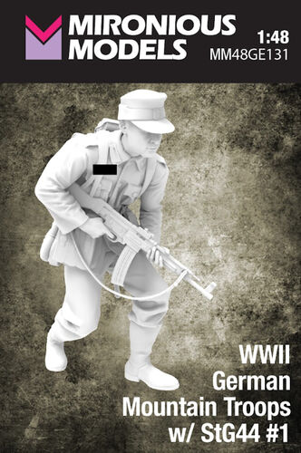 NEW! Mironious Models 48GE131 German WWII Mountain Troops I with StG 44 No.1 (1 Figure)