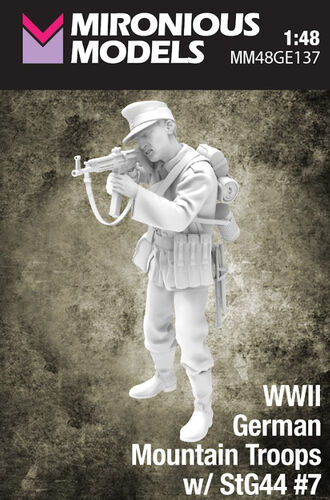 Mironious Models 48GE137 German WWII Mountain Troops I with StG 44 No.7 (1 Figure)