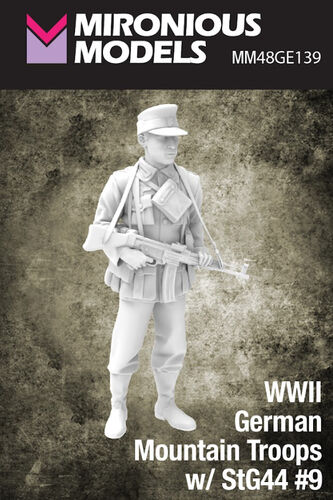 Mironious Models 48GE139 German WWII Mountain Troops I with StG 44 No.9 (1 Figure)