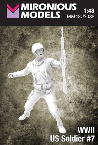 NEW! Mironious Models 48US088 US WWII Soldier No.7 (1 Figure)