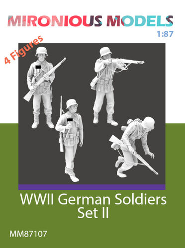 NEW! Mironious Models 87107 German WWII Soldiers Set II (4 Figures)