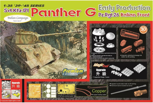 Dragon 6622 Panther G Early Production - Pz.Rgt.26 (Italian Campaign 1943-1944)