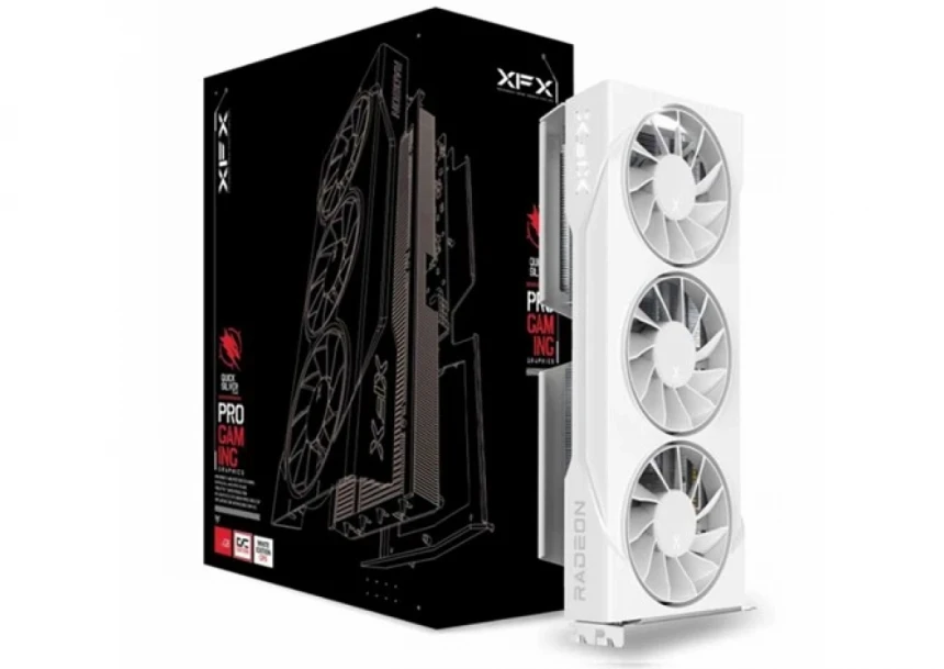 Grafička kartica XFX AMD Radeon RX 9060 XT OC Gaming Edition 16GB GDDR6 128bit 2xDP/2xHDMI - Bela