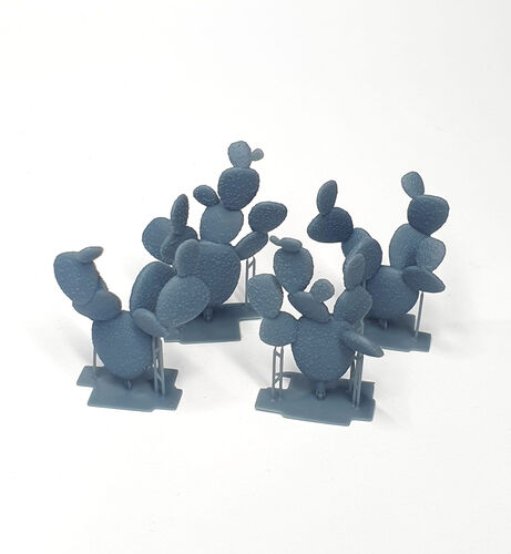 Pimp My Miniatures DIO-033 Cactus large size set (flat shape / 4 pcs)