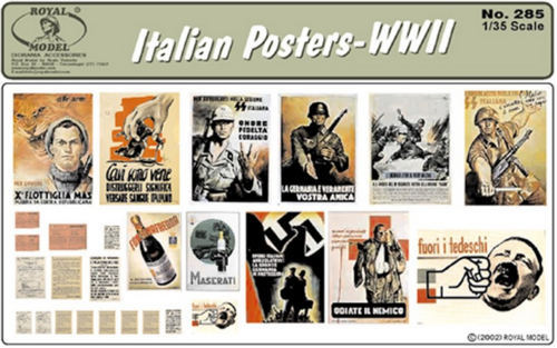 Royal Model di R. Reale 285 Italian Posters - WWII