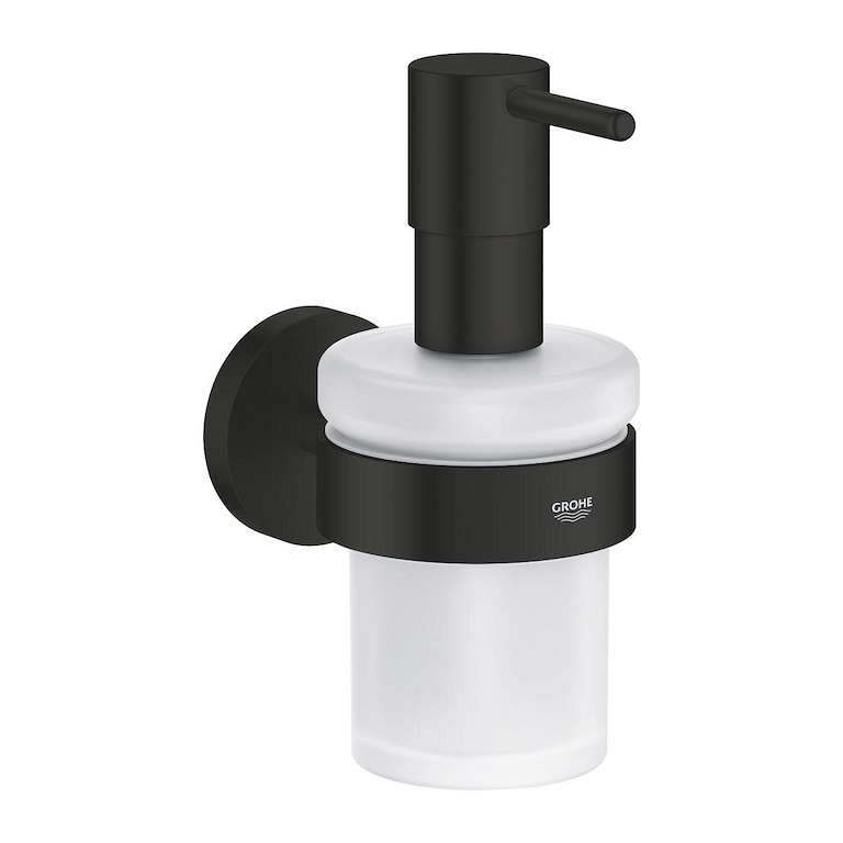 Grohe Essentials set dozator za tečni sapun sa držačem matte black 1022572430