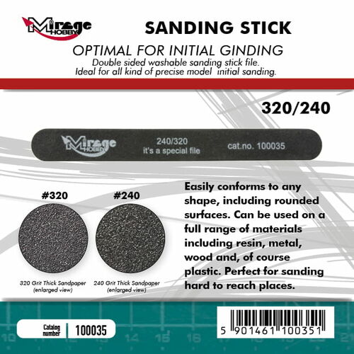 Mirage-Hobby 100035 Sanding Stick 240/320