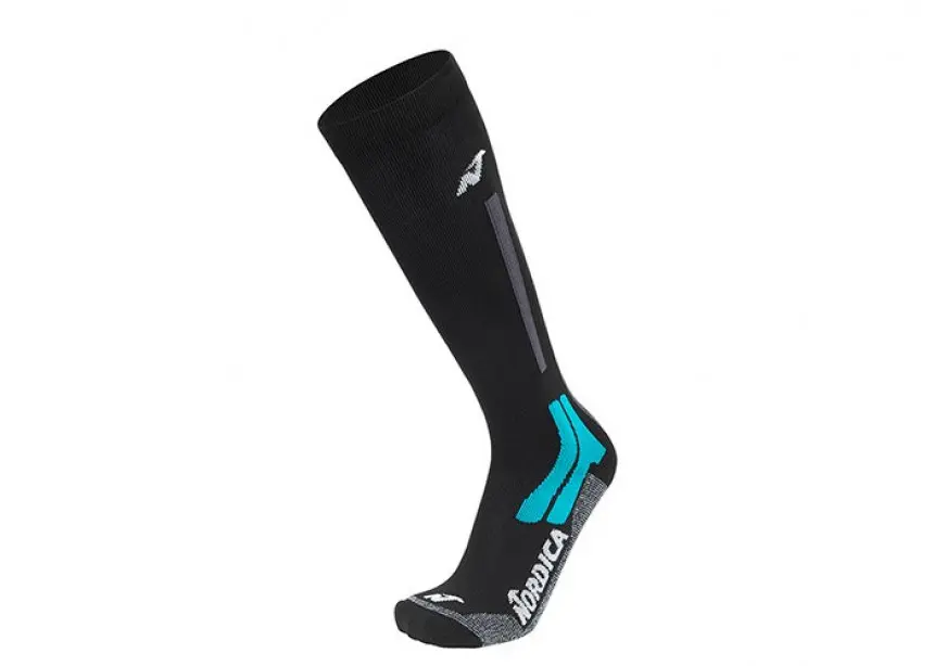 ČARAPE NORDICA SPEEDMACHINE 3.0 black-anthra-aqua 36-38 (S) 39-41 (M) 42-44 (L)