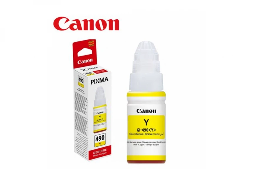 SUP INK CANON GI-490 Yellow 0666C001