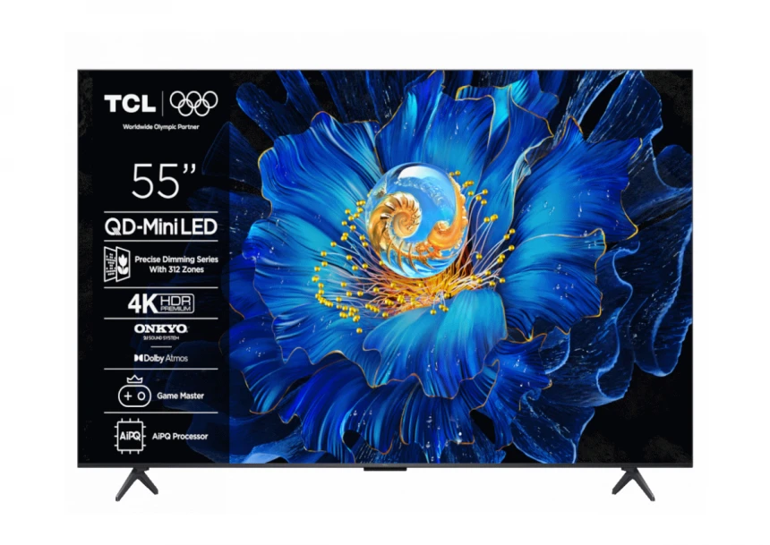 Televizor TCL 55C6KS/MiniLED/55"/4K/60Hz/Google TV/crna