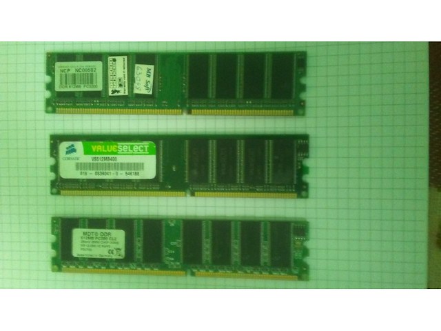 3X DDR1 RAM 512mb