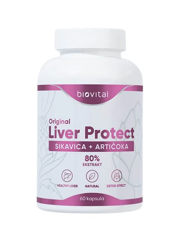 Original Liver Protect, Biovital, 60 kapsula