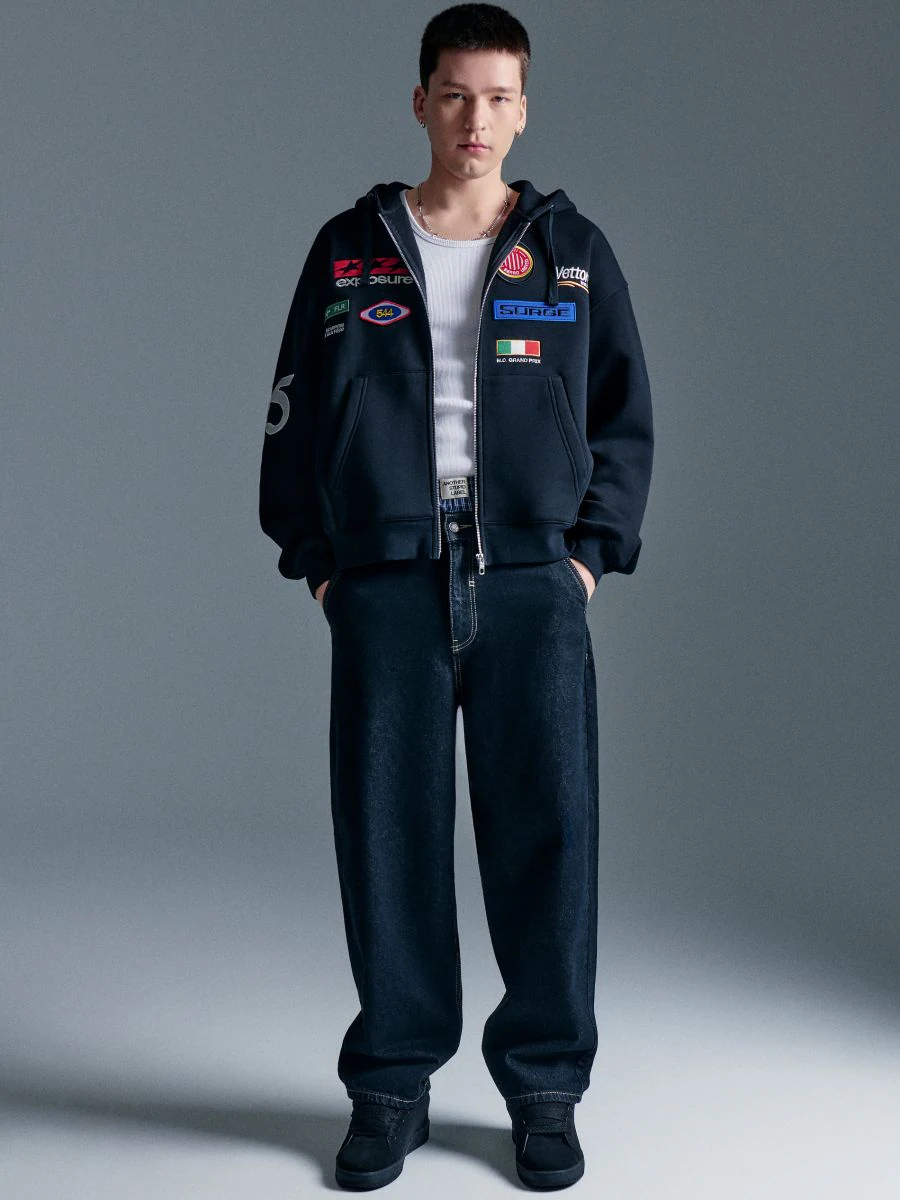 Baggy fit farmerke
