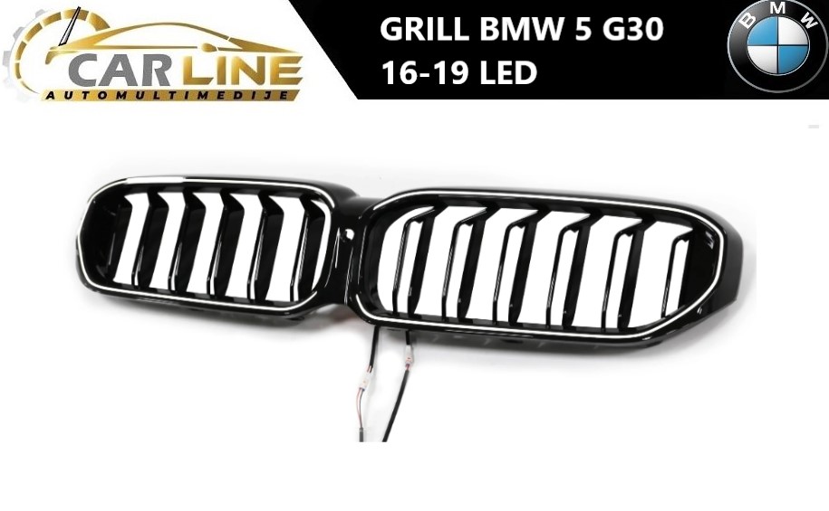 BMW 5 G30 PREDNJI GRILL 16-19 LED