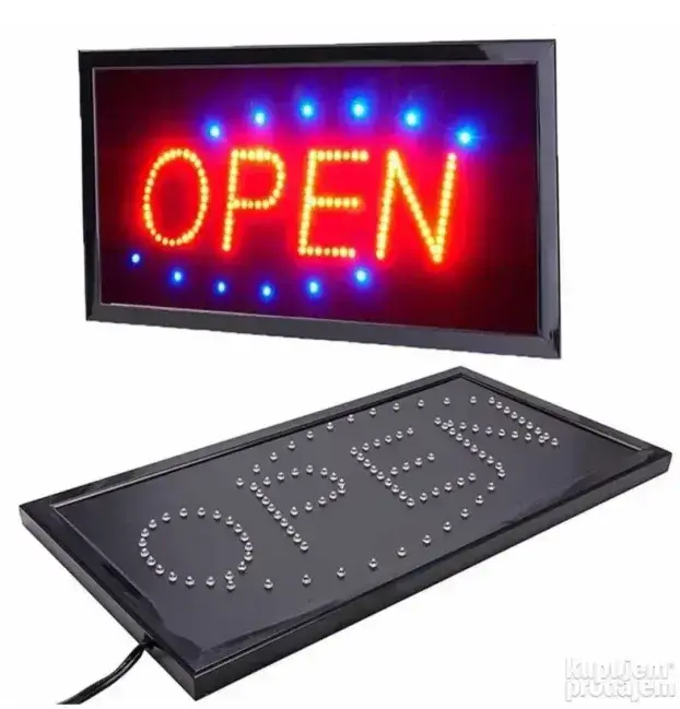 LED Reklame 48x25cm – Svetleći Natpis za Izlog