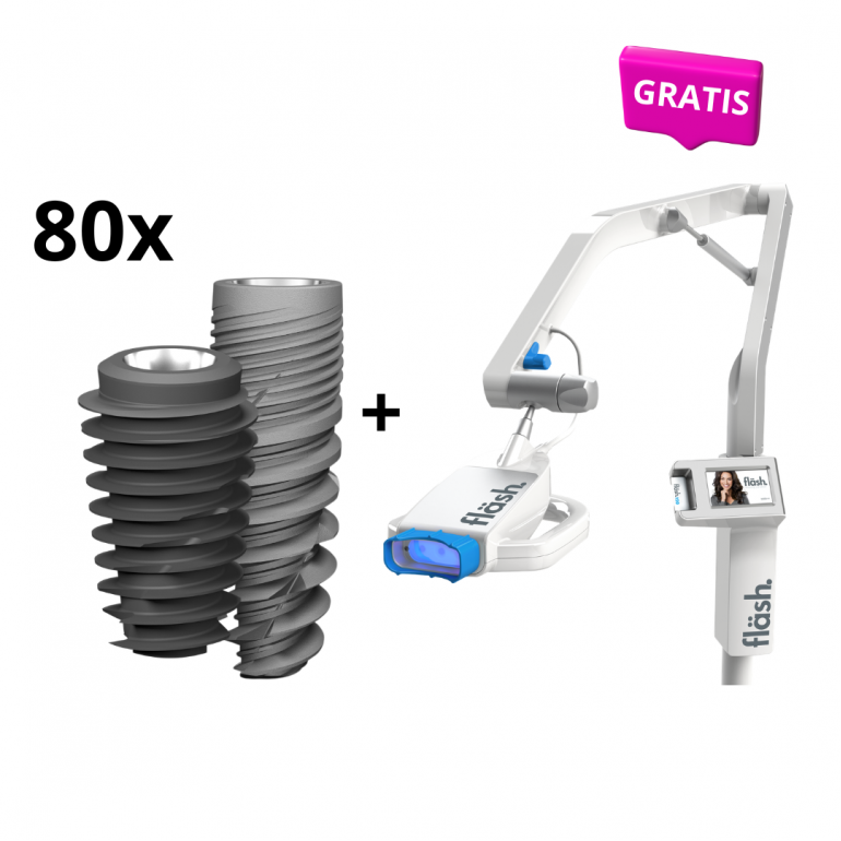 ETK IMPLANTAT X80 + GRATIS FLASH LAMPA ZA BELJENJE ZUBA