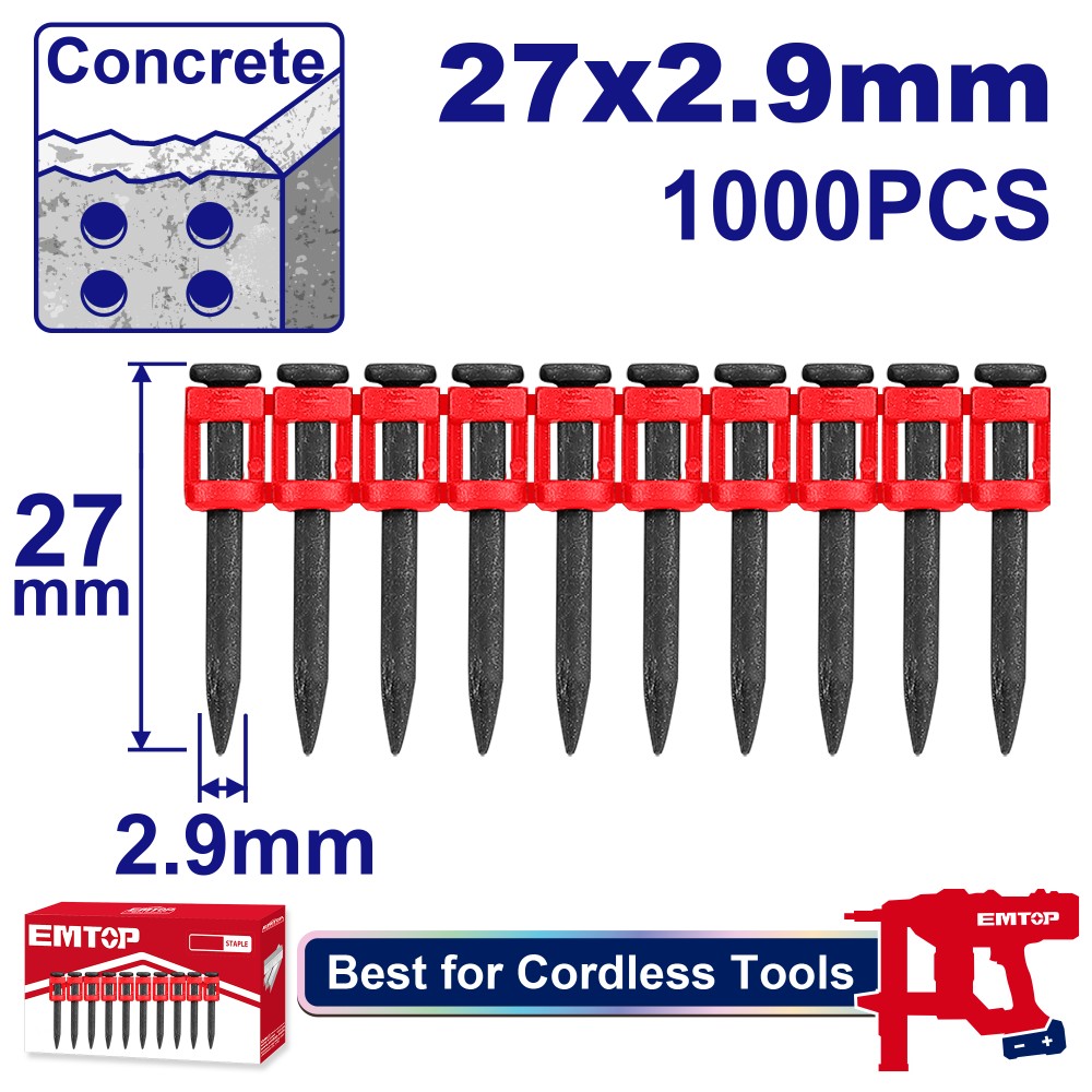 Set od 1000 eksera 27mm ENAL02271 Emtop