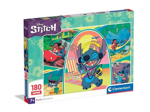 Puzzle slagalica 180 delova Disney Stitch Clementoni 29800