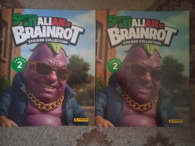 Skifidol Italian Brainrot 2 Panini / 2 prazna albuma