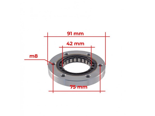 Prenosni mehanizam anlasera skuter Aprilia Leonardo Yam