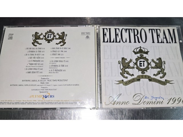 Electro Team - Anno domini 1996. , ORIGINAL