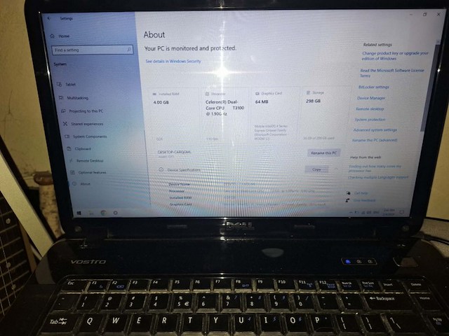 Dell Vostro 1015 | 4GB RAM | 320GB HDD ne radi baterija
