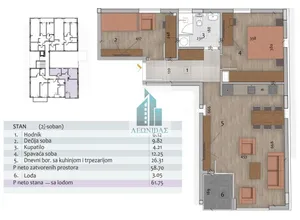 Prodaja Stan - Niš, Medijana: Čair