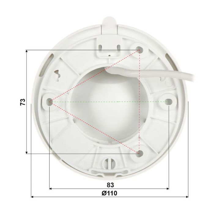 Imou Kamera IPC-T22EP-C IP WIFI 2MP EYEBALL KAMERA IMOU IC 30M, 2.8MM, MIKROFON, PLASTIKA