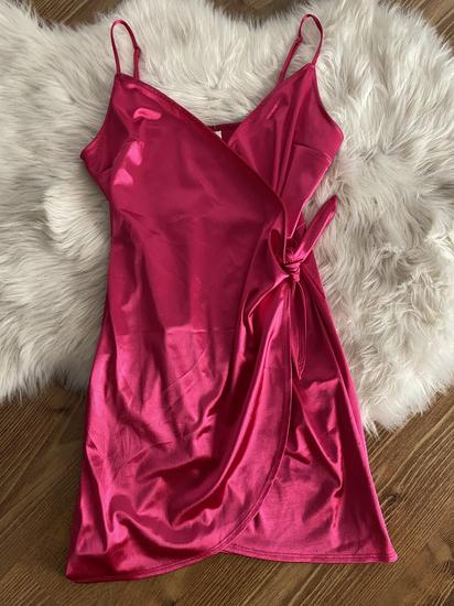 H&M pink haljina svecana