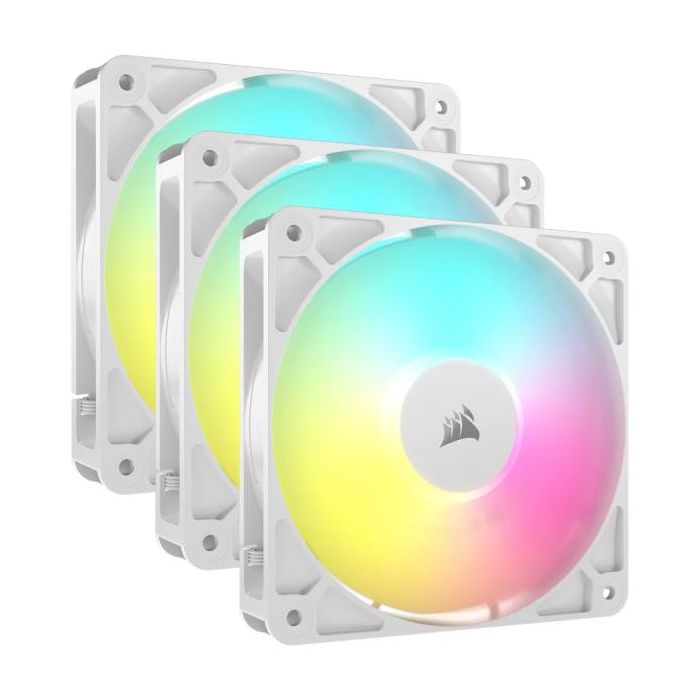 Ventilatori Corsair 3x RS120 ARGB 120mm PWM-Triple Pack - White, CO-9050185-WW