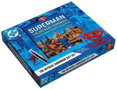 DC: Superman: The Official Cookbook and Stand Gift Set