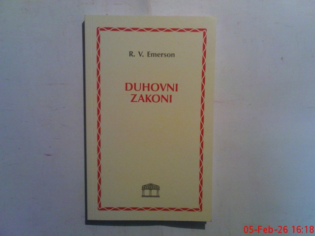 R. V. EMERSON  -  DUHOVNI ZAKONI