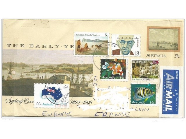 jp AUSTRALIA 2013. AIR MAIL PAR AVION