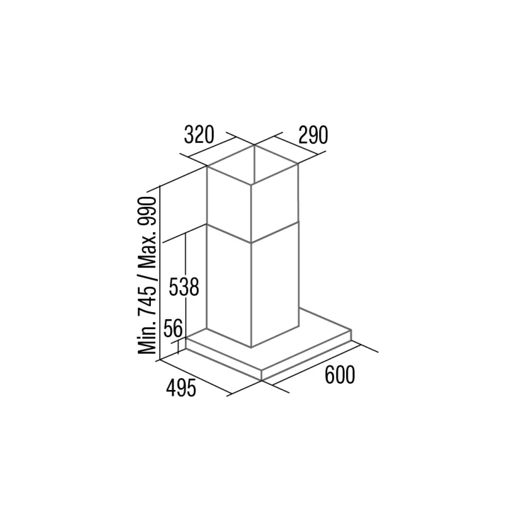 Cata aspirator T-oblika SYGMA 6010 BK