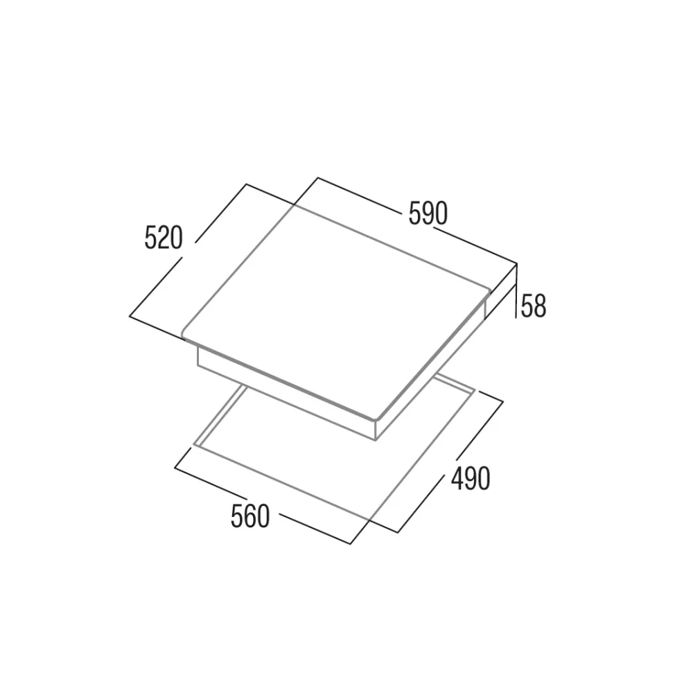 Cata ugradna ploča IB 6303 E2 BK