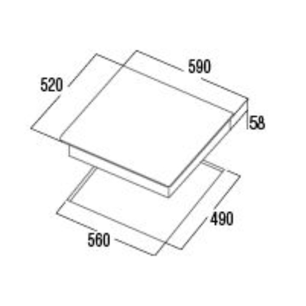 Cata ugradna ploča IB 6304 E2 BK