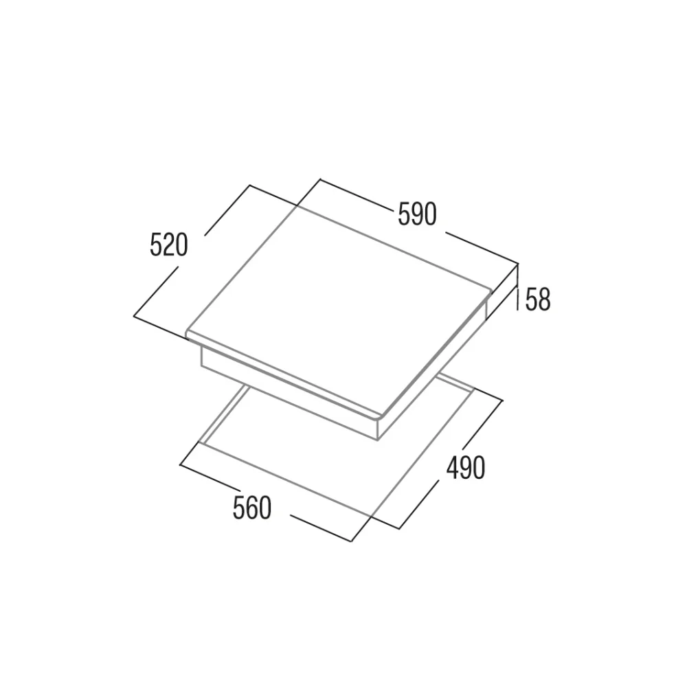 Cata ugradna ploča INSB 6003 E2 BK