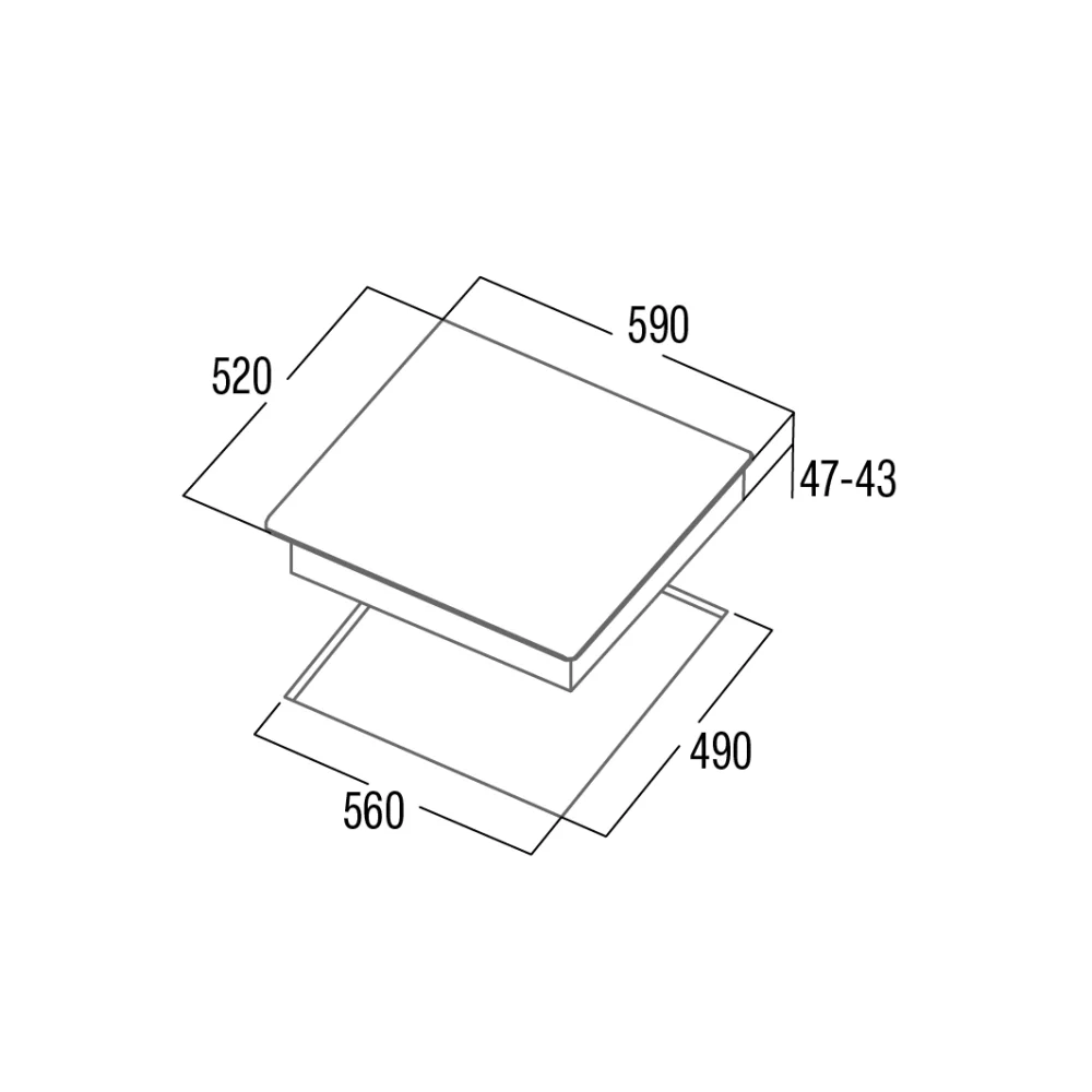 Cata ugradna ploča TT 6004