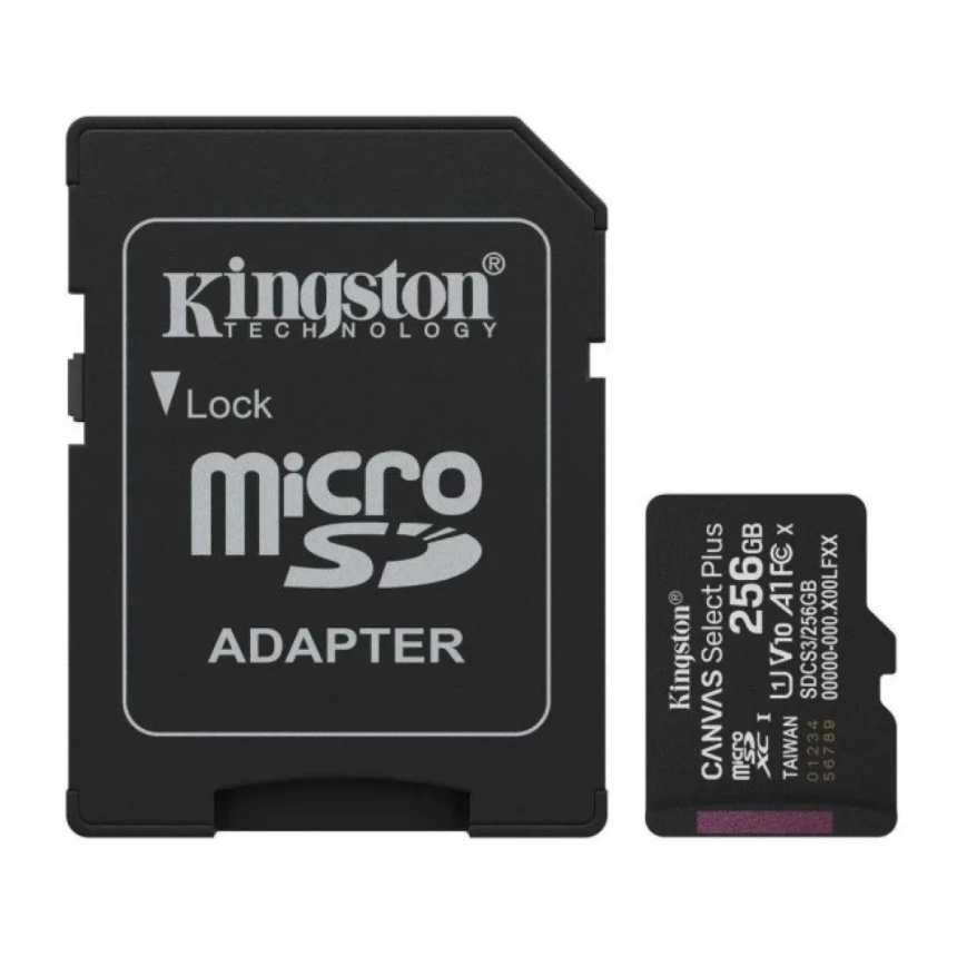 Micro SD Kingston 256GB SDCS3/128GB + adapter