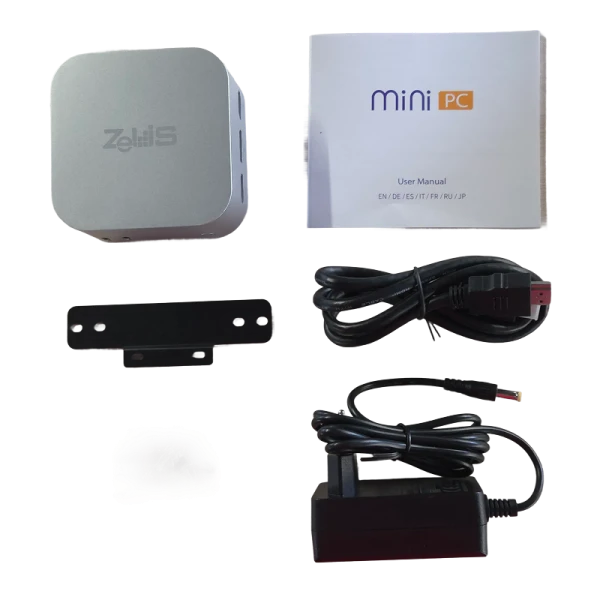 Mini PC Zeus N5 Celeron QC N150 3.40 GHz/DDR5 12GB/m.2 256GB/LAN/Dual WiFi/BT/2xHDMI/DP/Win 11