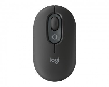 LOGITECH Pop Mouse with Emoji, graphite miš
