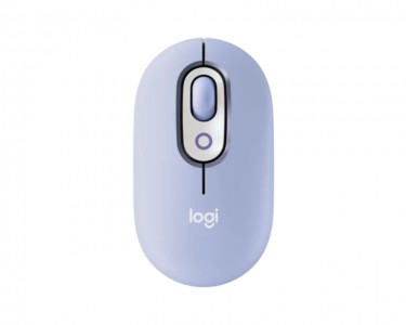 LOGITECH Pop Mouse with Emoji, Lilac miš
