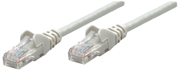 LAN UTP kabl intellinet 739900 Cat6 CCA//Sivi/0,25m