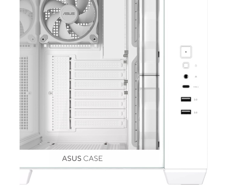 ASUS A32 PLUS TG ARGB micro-ATX kućište belo