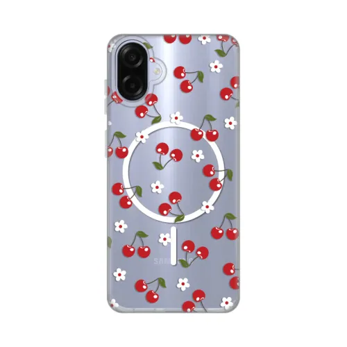 Futrola - maska print Magsafe za Samsung A075F Galaxy A07 Cute Cherries